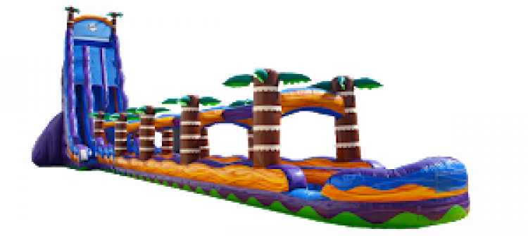 40' Tropical Mammoth Waterslide - Bounce House Rentals in Fayette and ...